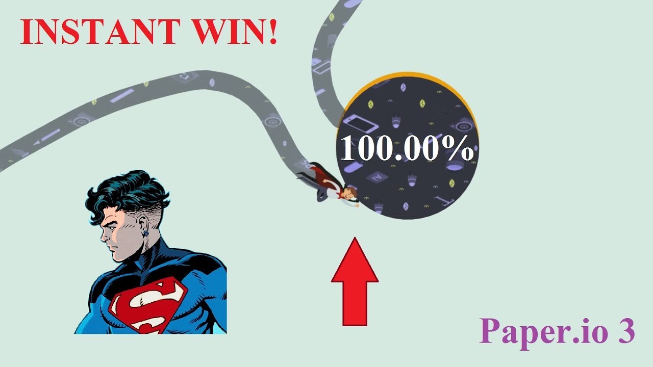 Paper.io 3 INSTANT WIN! WORLD RECORD 38:00 - YouTube