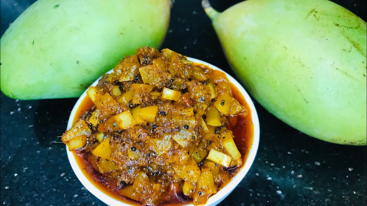 Mango Pickle Recipe|Instant Mango Pickle RecipeTamil|Maangai Oorugai ...