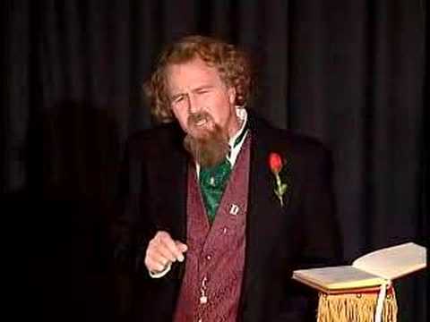 Mike Randall as Charles Dickens - YouTube