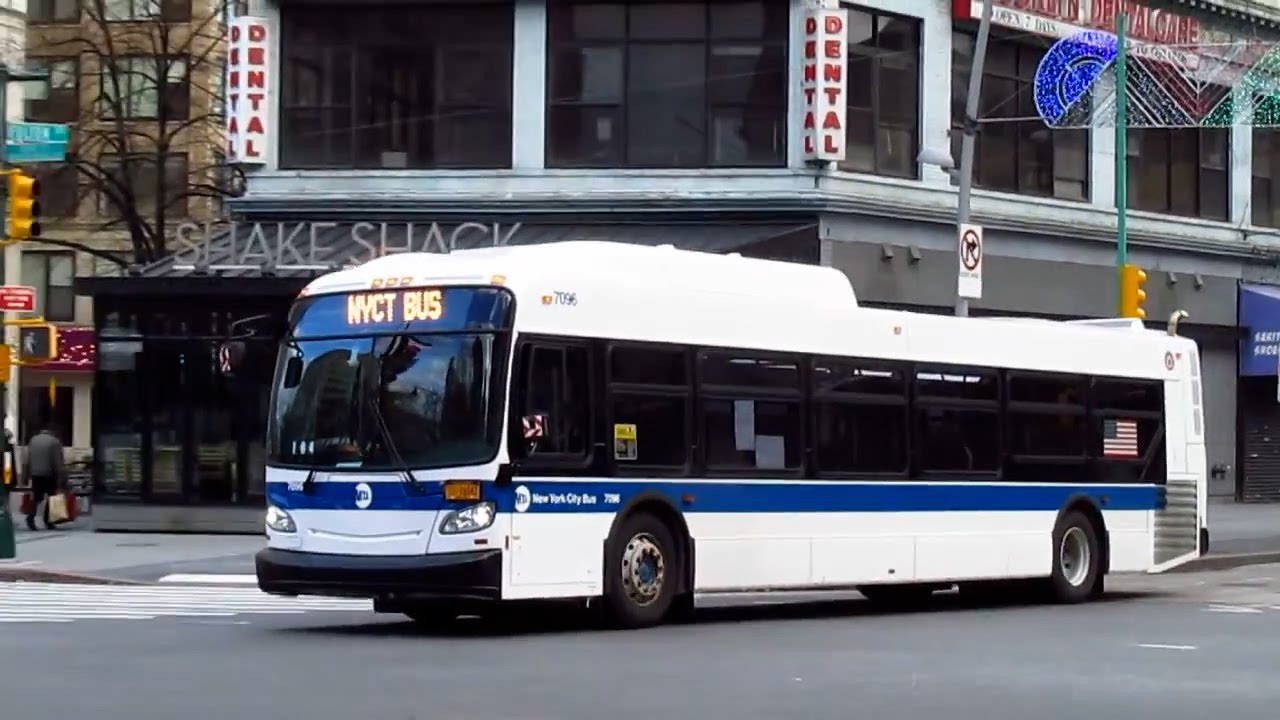 MTA New York City Bus: New Flyer C40LF CNG #242; XD40 #7096 & #7102 in ...
