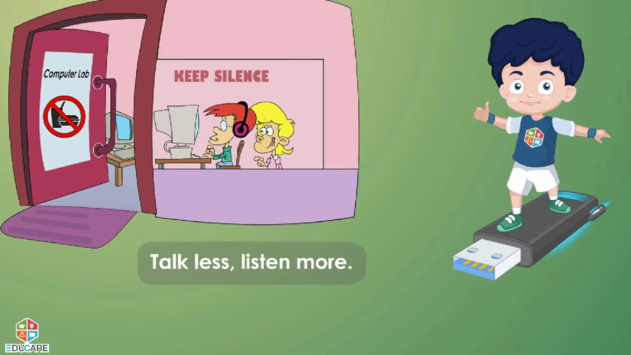 Computer Lab Conduct | Chapter 4 | Tech Knowledge - 1 - YouTube