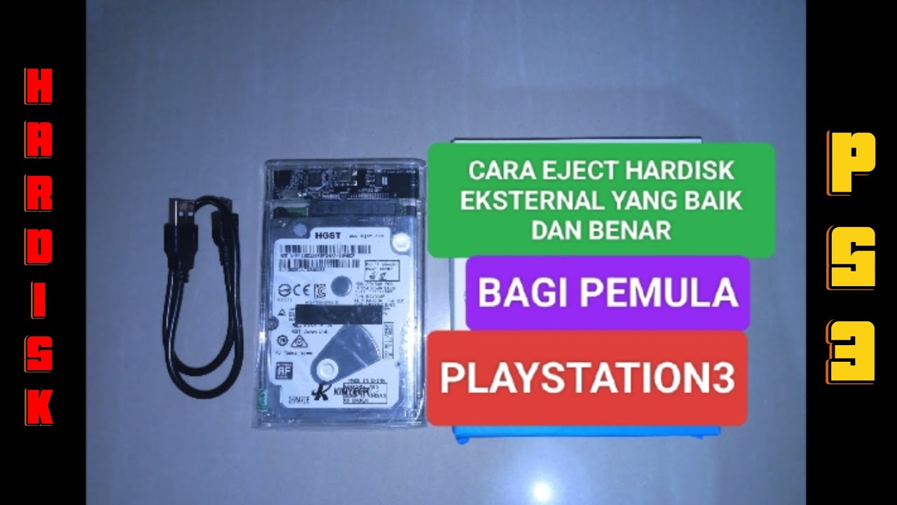 Cara mudah EJECT hardisk eksternal ps3 yang baik dan benar - YouTube