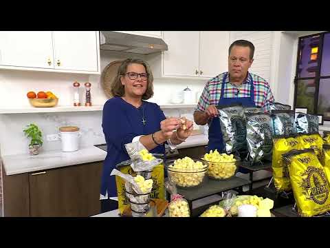 Oogie's Snacks Set of 12 4oz Bags of Oven Baked Puffcorn on QVC - YouTube