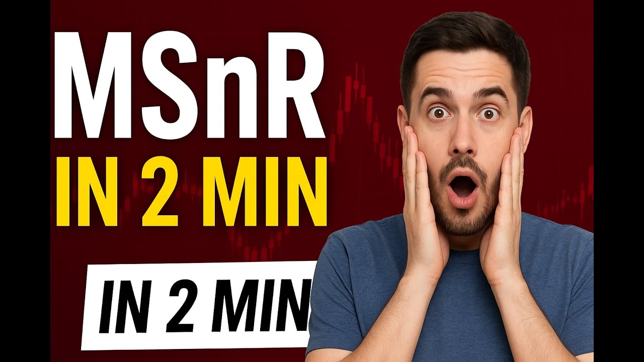 ⚡Only 2 Minutes to Understand MSNR — The Simplest Way to Mark S&R ...