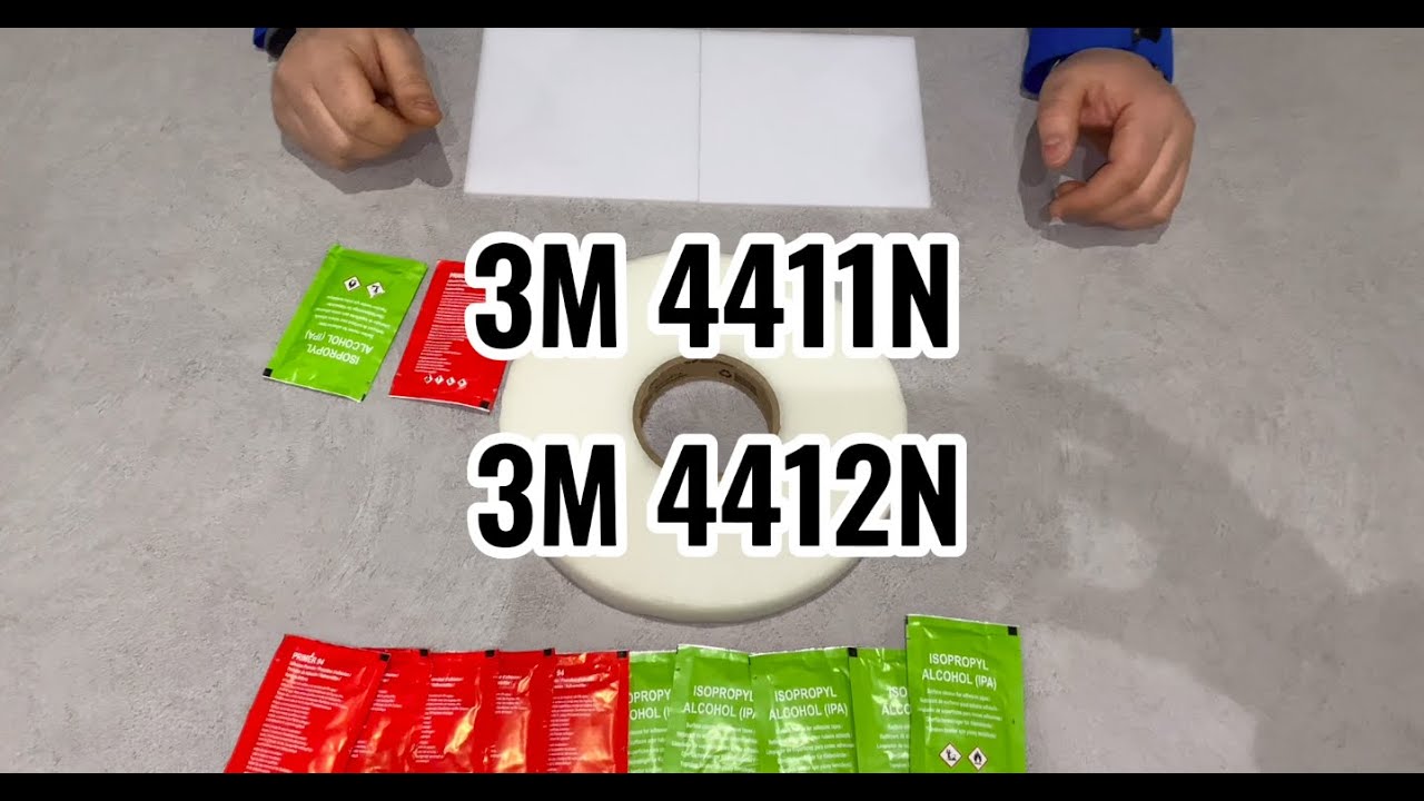 3M Sızdırmazlık Bandı 4411N, 4411G, 4411B, 4412G, 4412B, 4412N - YouTube