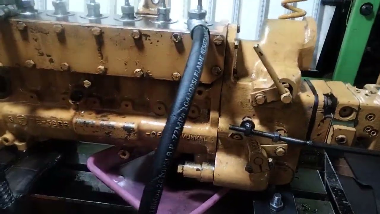 Tes Kalibrasi Fuel Injection Pump CAT 3406 - YouTube