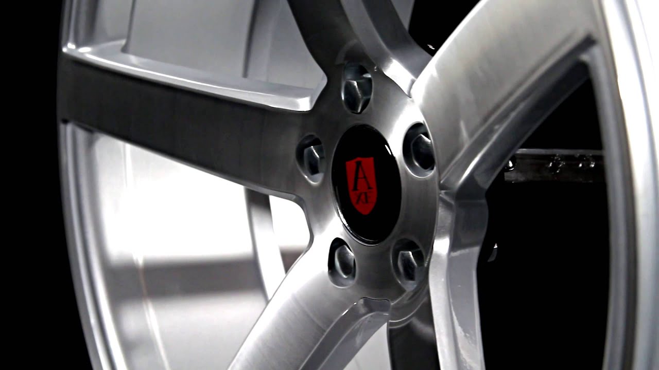 Axe Ex18 Silver Brushed Concave Alloy Wheels - YouTube