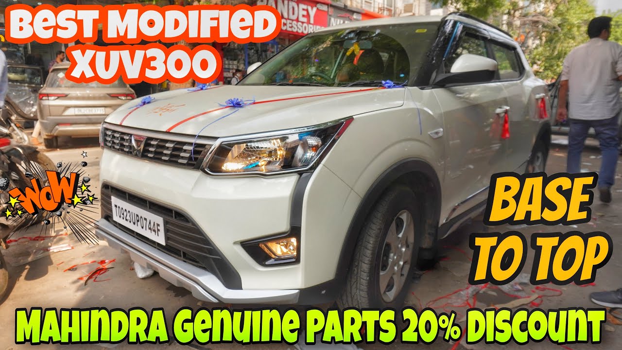 Xuv300 w4 to w8 modified xuv300 w6 modification xuv300 facelift ...