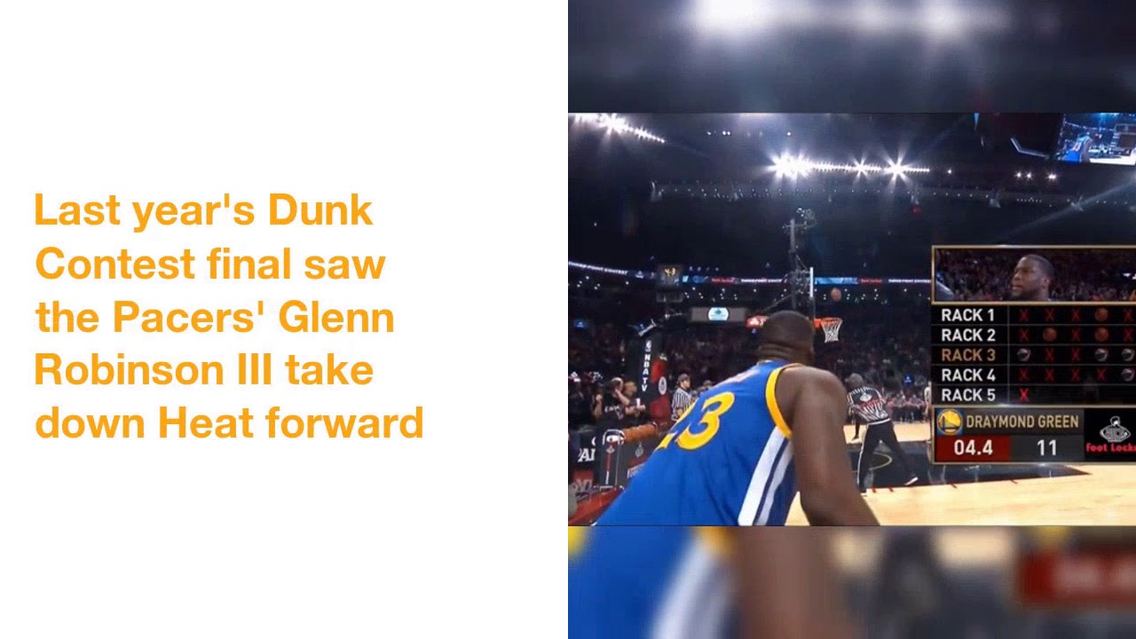 Time, participants for Dunk Contest, 3-Point Shootout & Skills ...