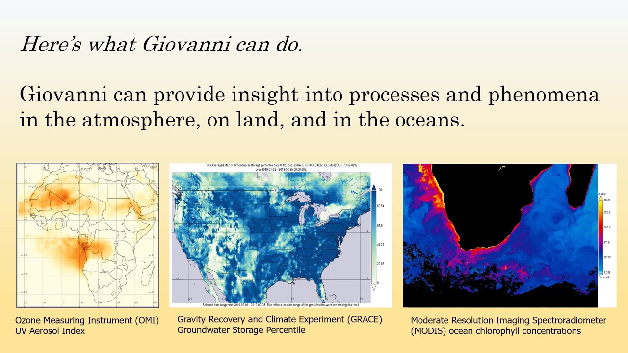 EGU/AGU/ESIP Virtual Data Help Desk 2020 - NASA GES DISC Giovanni 20th ...