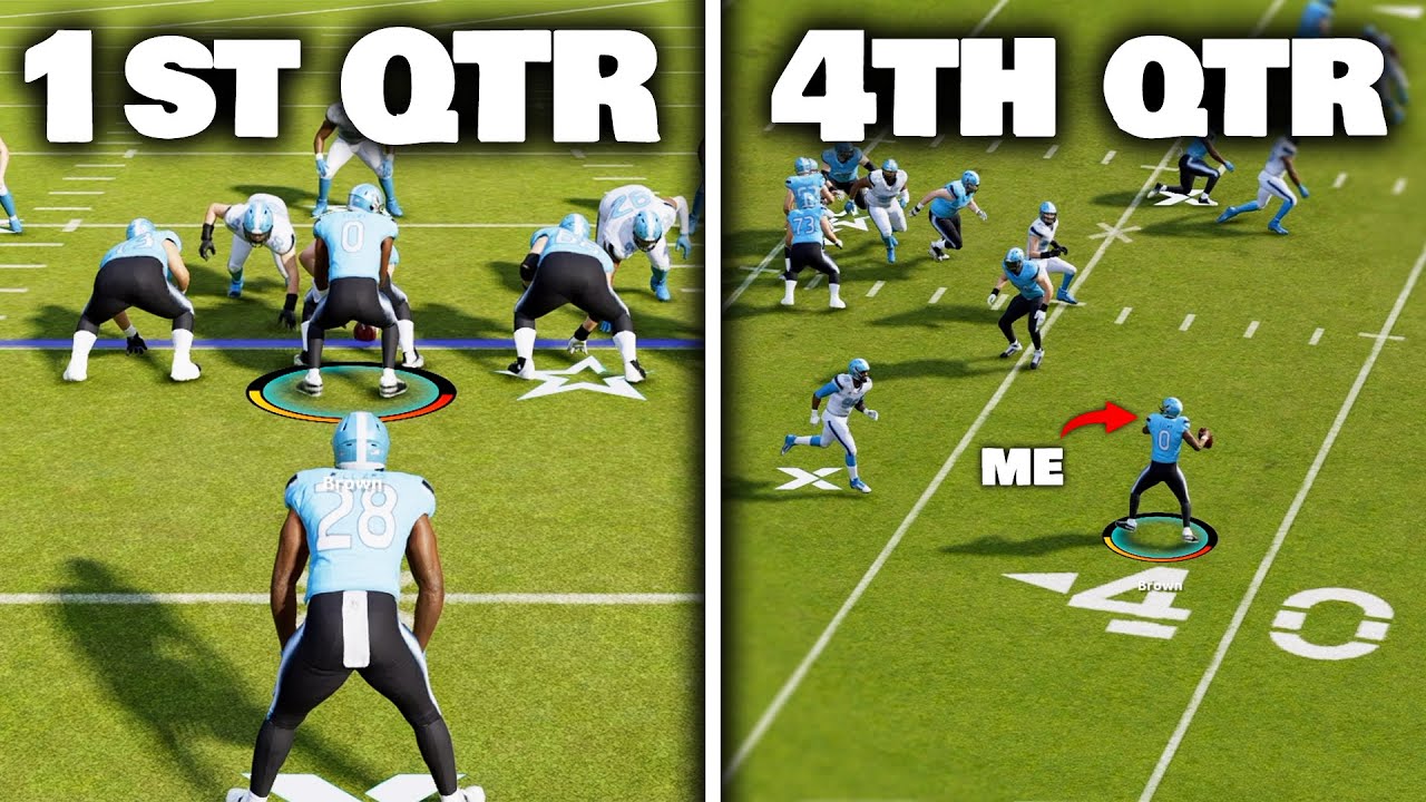 Madden, but the camera angle changes every QTR - YouTube