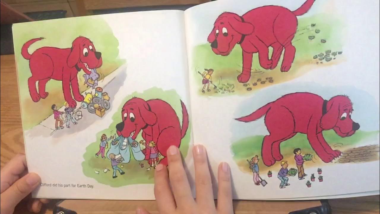 Clifford's spring clean-up - Liam Story Time - YouTube