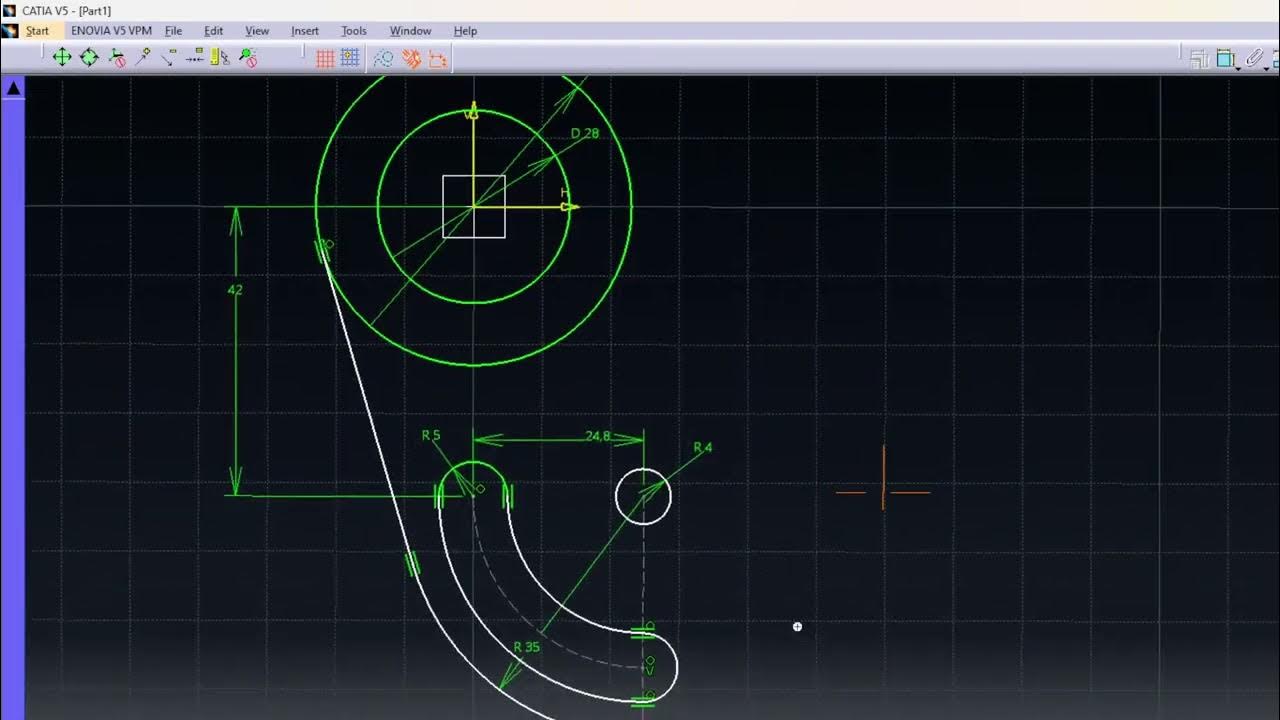 Ejercicio 14 Catia V5R21 - YouTube