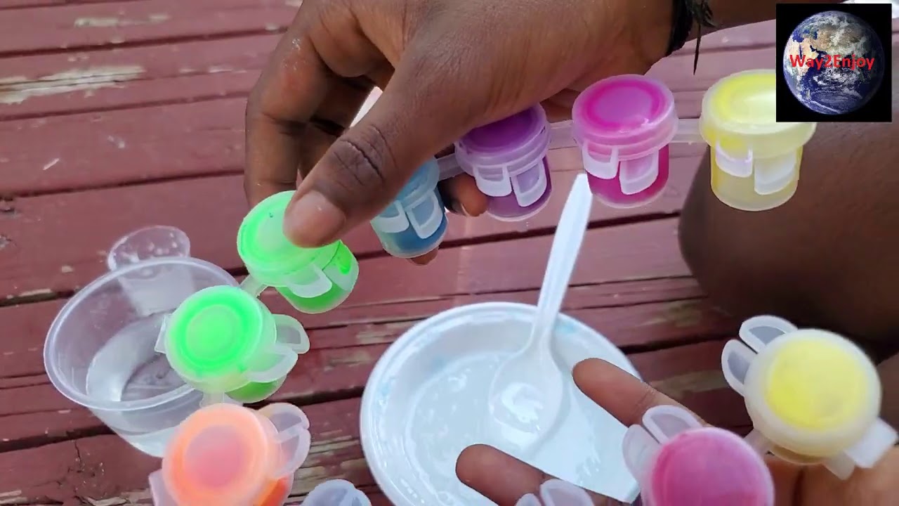 How to make WHITE SLIME - YouTube