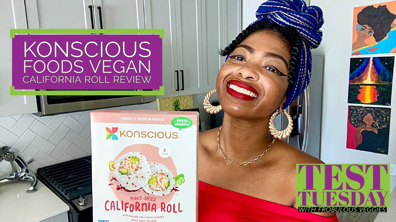 Vegan Sushi Review - Konscious Foods - YouTube