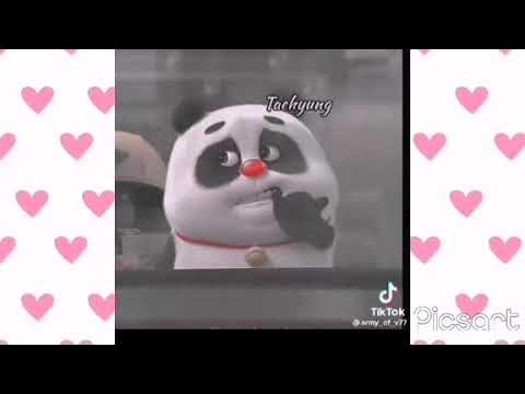 Jimin and Taehyung as cute Panda | BTS As Panda | Panda Loves BTS ...