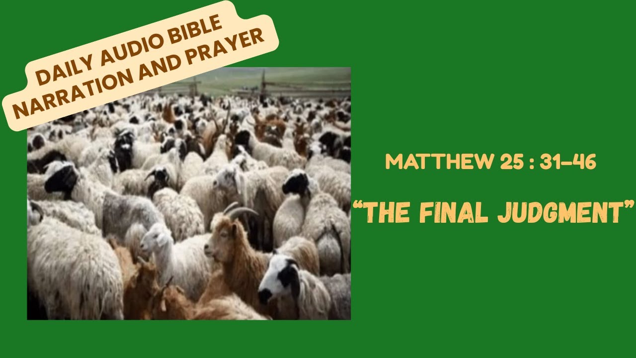 Matthew 25:31–46 | The Sheep and the Goats | Daily Bible Narration ...