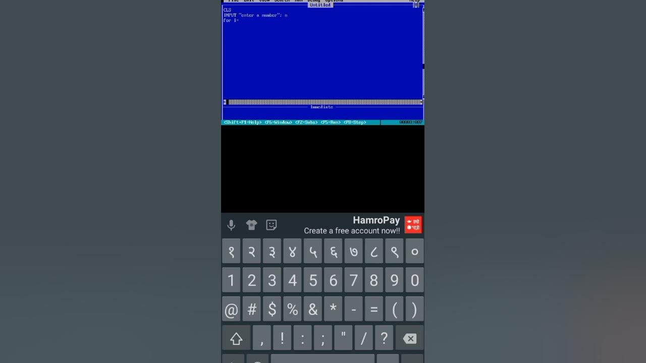 Qbasic For Mobileqbasic Formobile Qbasicformobile Youtube