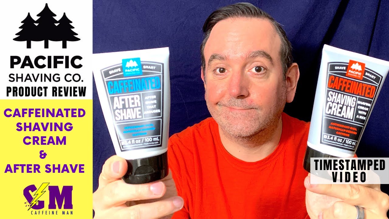 Pacific Shaving Company CAFFEINATED Shaving Cream and After Shave ...
