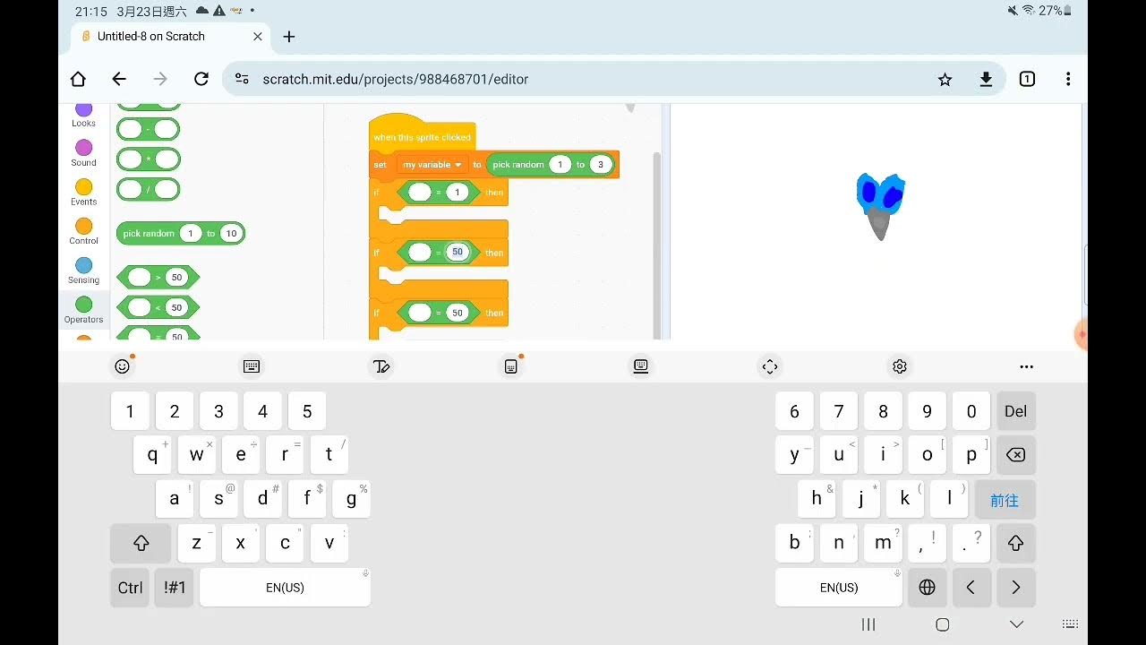 how to make rock paper scissors in scratch(tutorial) - YouTube