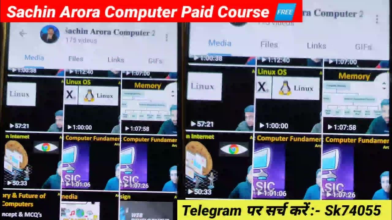 sachin arora computer paid course free download telegram | sachin arora paid course free on ...