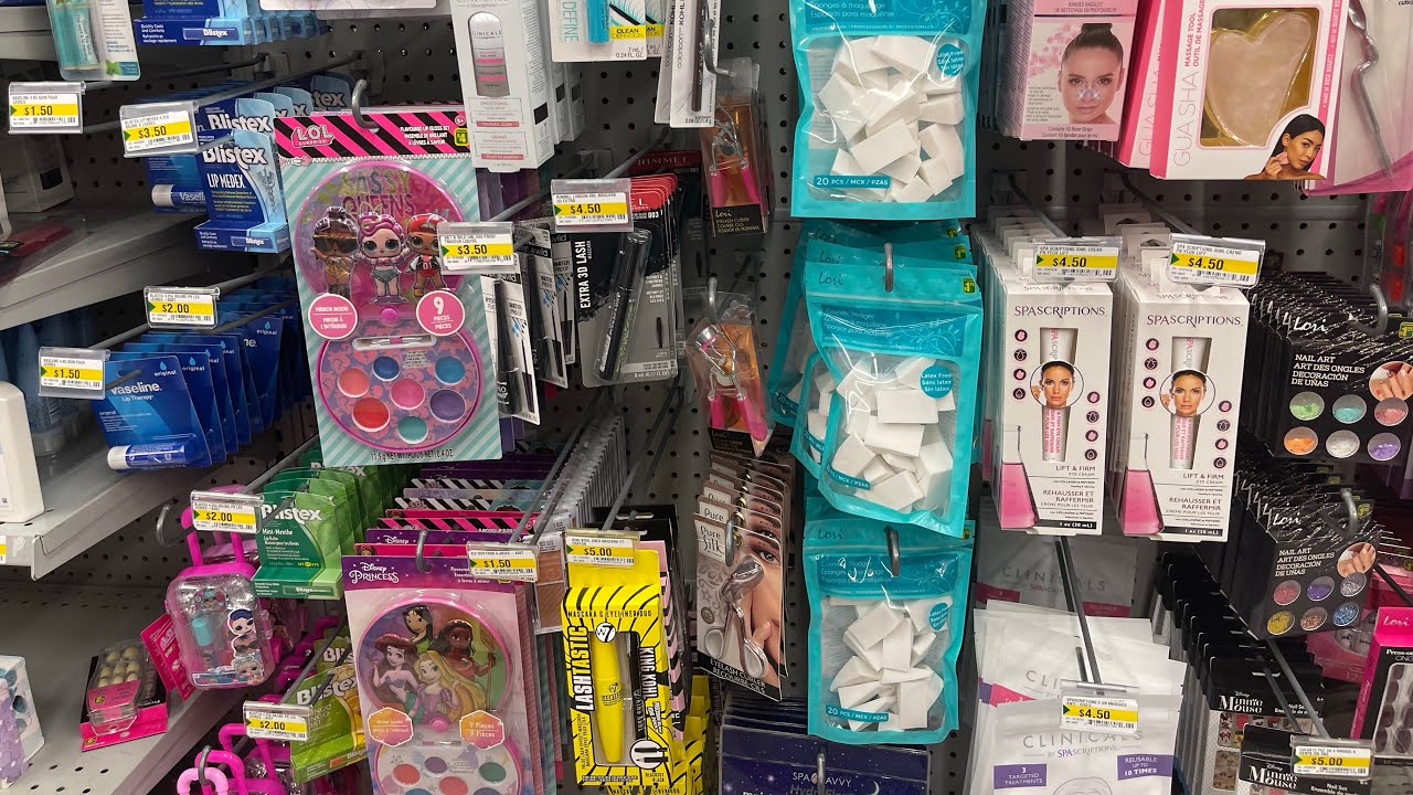 Beauty section at Dollarama - YouTube