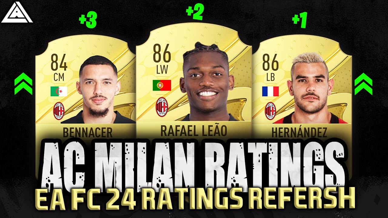 FIFA 24 (EA FC 24) | AC MILAN RATING PREDICTIONS | FT. Leão, Tomori ...