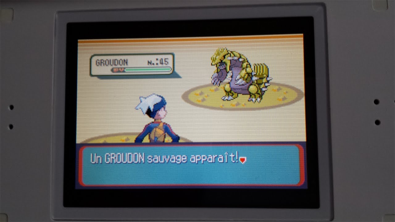 POKEMON RUBIS GBA - Groudon Shiny ! - YouTube