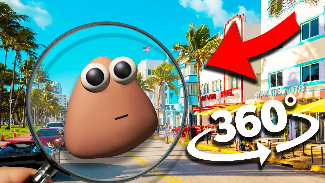 Find POU 4 | POU ADOPT POULINA! Finding Challenge 360º VR Video - YouTube