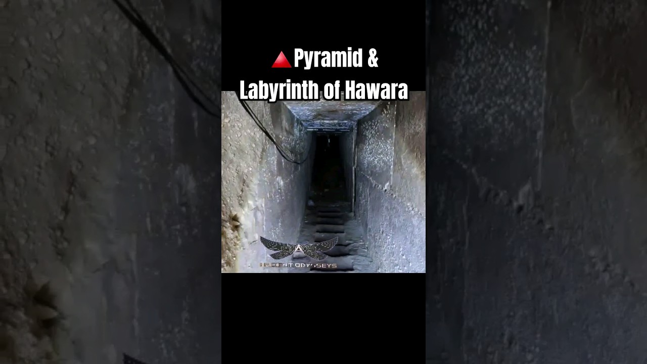 🧐🔺️💀 Pyramid & Labyrinth of Hawara #ancient #history #archeology # ...