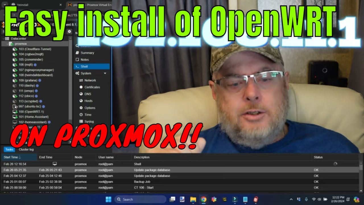 EASILY INSTALL OPENWRT ON PROXMOX TO CONTROL YOUR SMART RV OR HOME NETWORK! SMART RV Setup Part ...