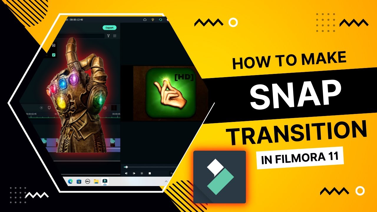 How To Make SNAP Transition In FILMORA 11 FilmoraPower YouTube How To Make SNAP Transition In FILMORA 11 FilmoraPower YouTube