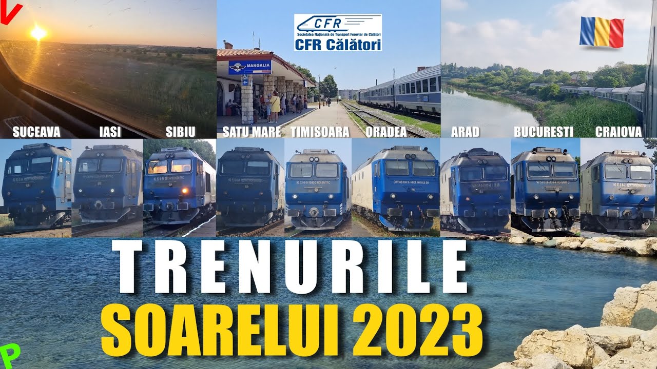 Calatorie la mare cu toate trenurile CFR Calatori | Trenurile Soarelui ...