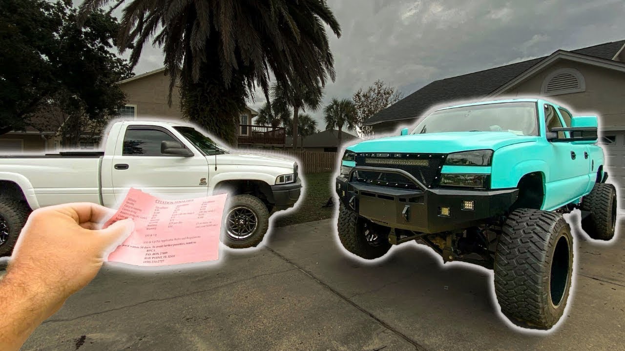 Neighbor called SECURITY AGAIN on my "OBNOXIOUS" LIFTED TRUCKS - YouTube