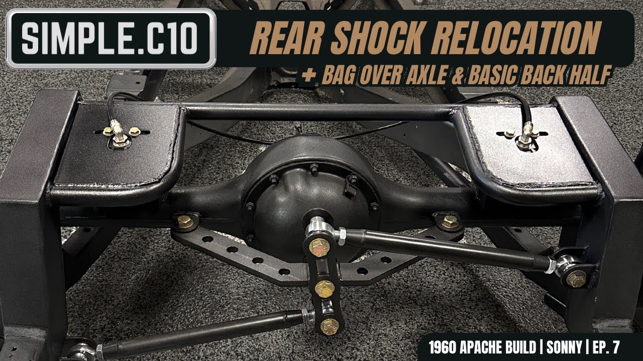 C10 REAR SHOCK RELOCATION + BAG OVER AXLE KIT | DIY Step-by-Step ...