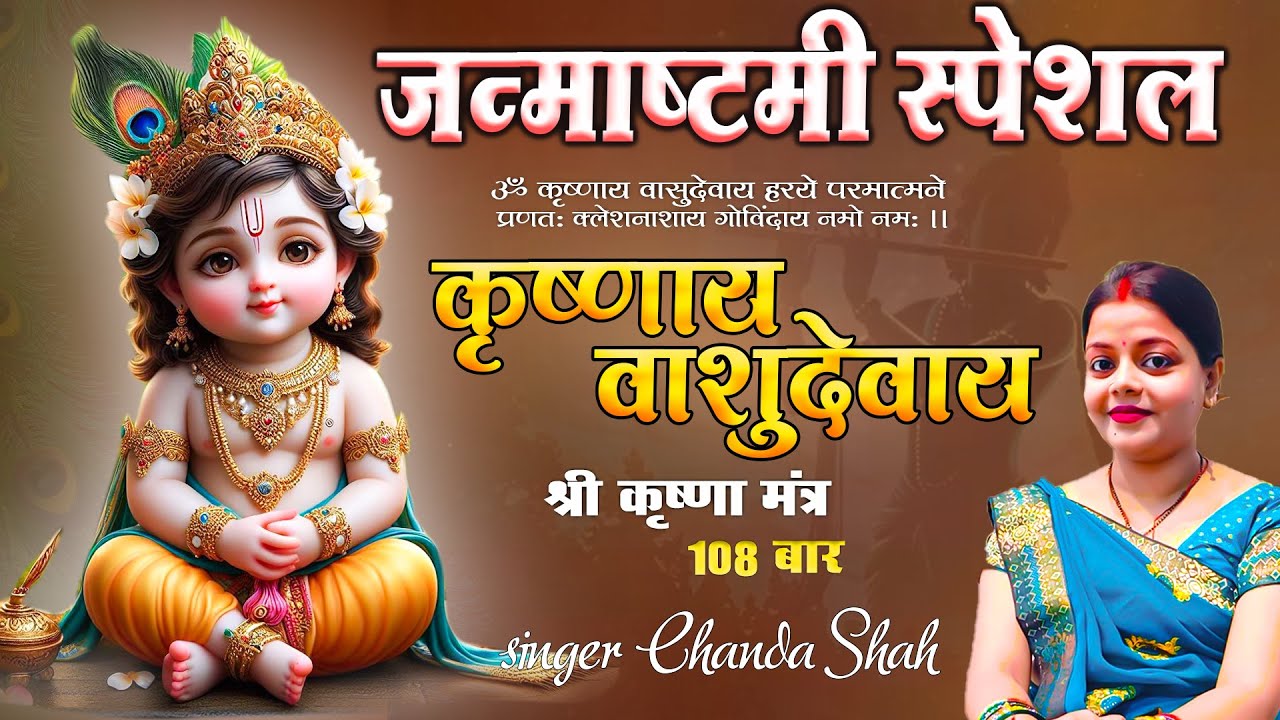 शक्तिशाली कृष्ण मंत्र | कृष्णाय वासुदेवाय | Krishnaya Vasudevaya ...