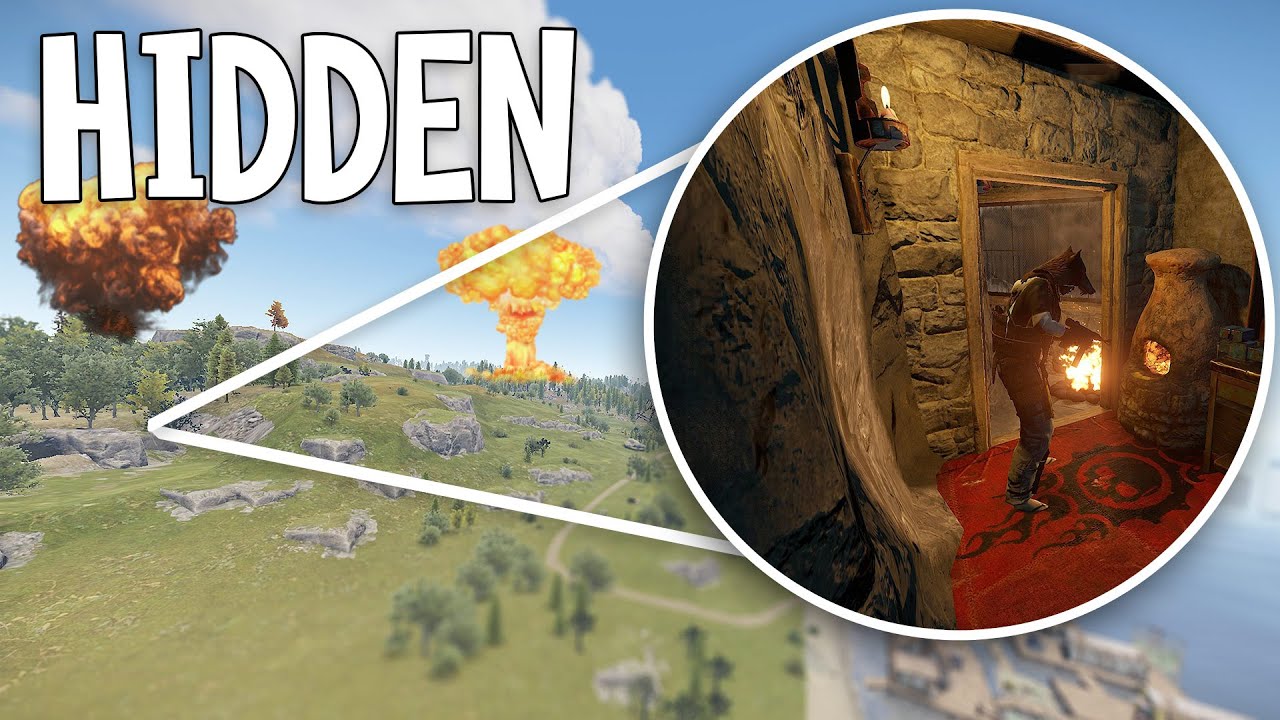 i built a rock base on a strange server in Rust... - YouTube