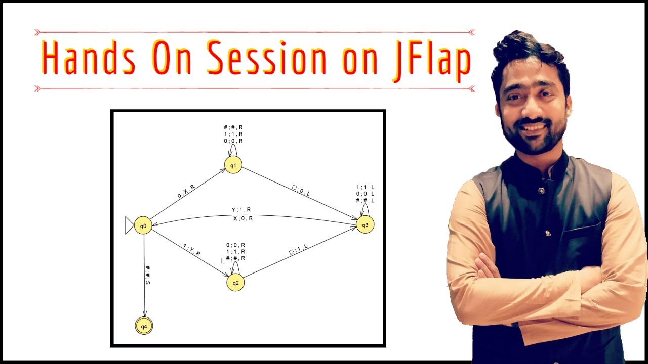 JFlap | Online Hands-On Session | Problem Solving Session| Theory of ...