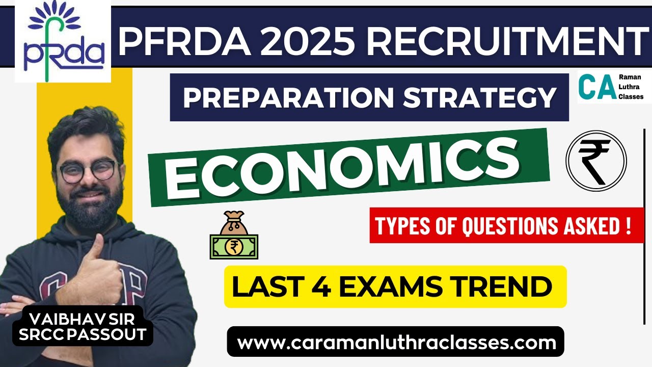 PFRDA Grade A 2025 | Strategy - ECONOMICS | Free Sources | Last 4 Exams ...