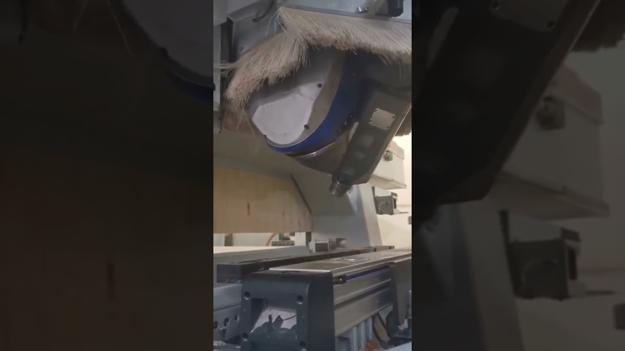 HOMAG OPTIMAT BMG 511/60/12/F/K 5-axis CNC Machining Centre - YouTube