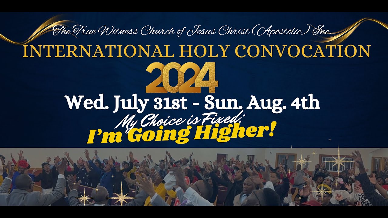 Holy Convocation 2024 Sunday Night - Consecration Service - YouTube