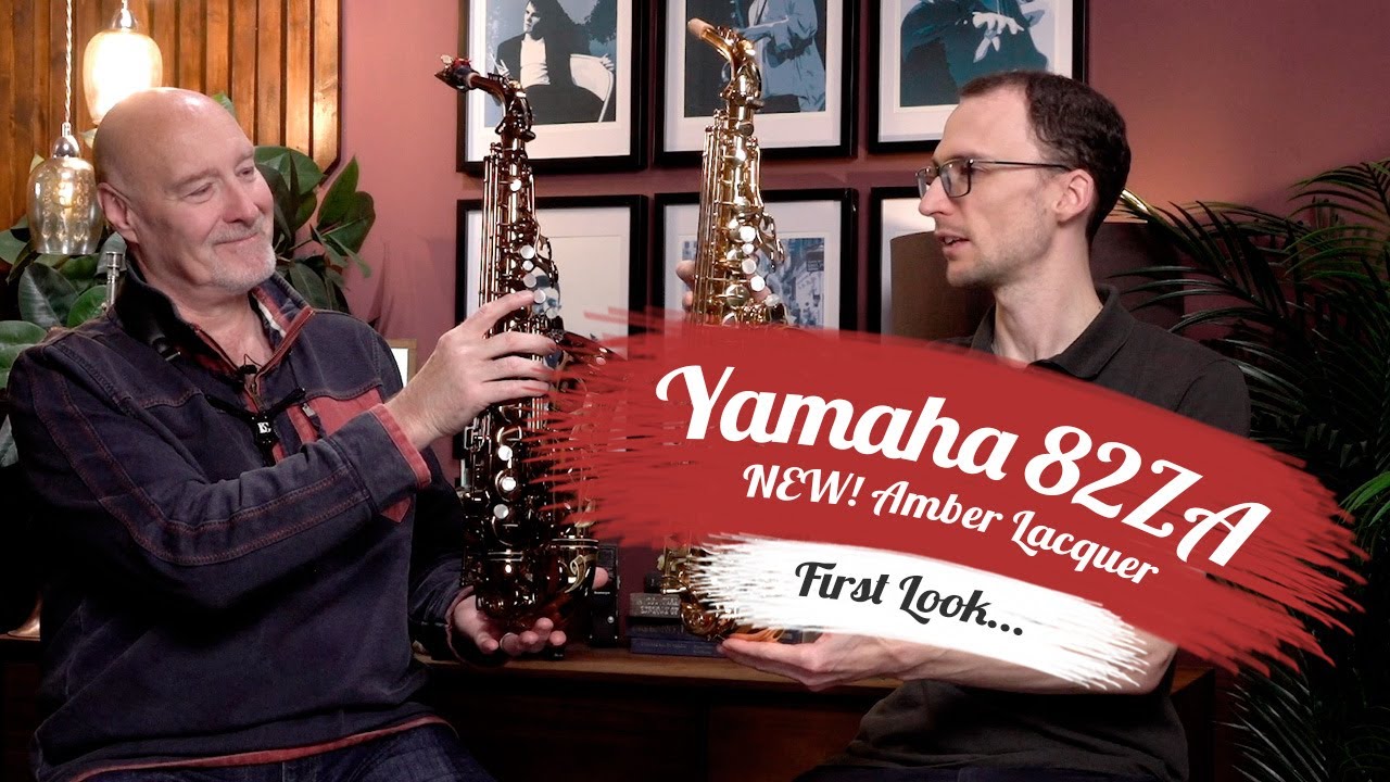 NEW Yamaha YAS-82ZA 'Amber' Lacquer Alto Sax | Dawkes Music - YouTube