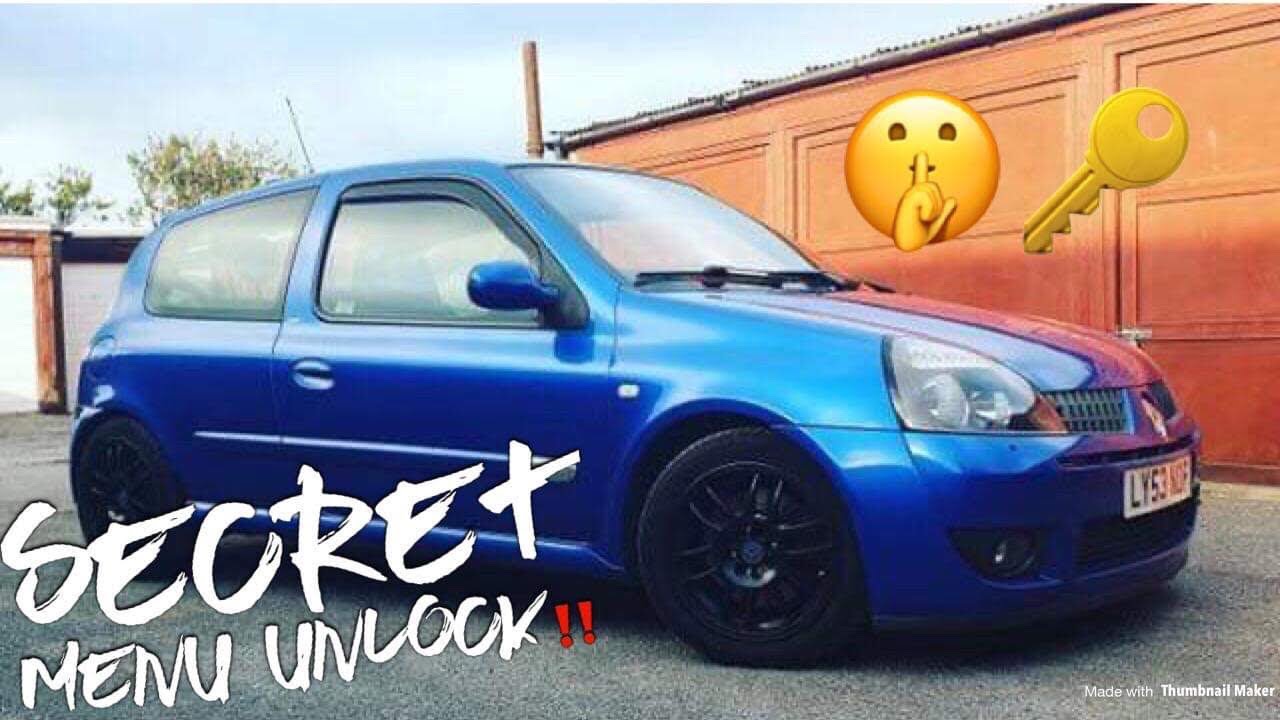 How to Enter service menu on a Renault Clio MK2 - YouTube