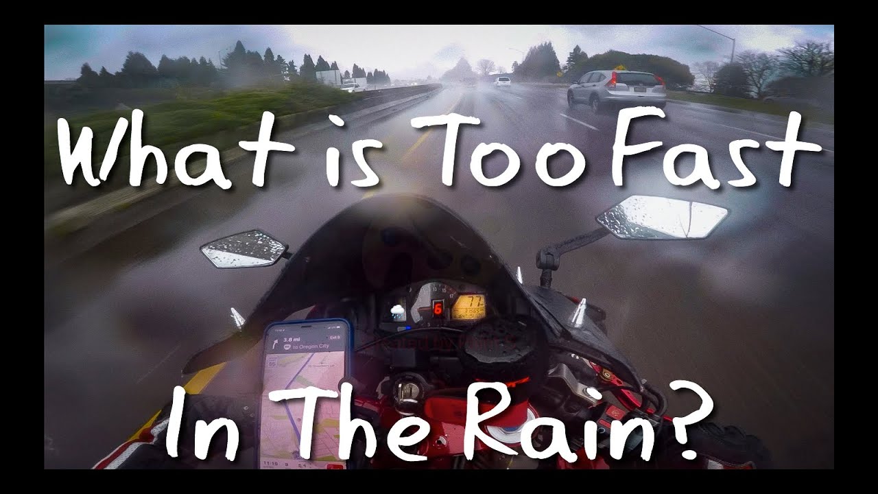 Riding in the Rain | How Fast is Too Fast? | Oregon Motorcycle 2019 ...