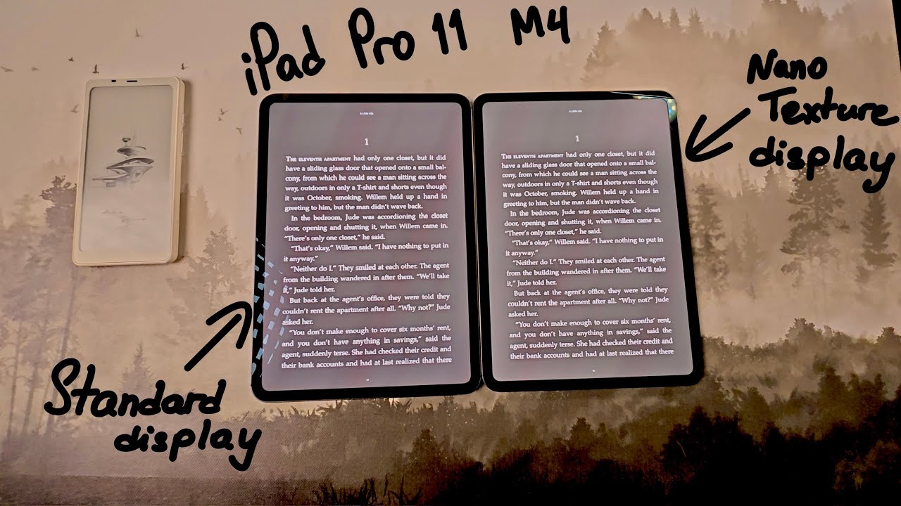iPad Pro 11 nano texture display for reading #ipad #ipadpro - YouTube