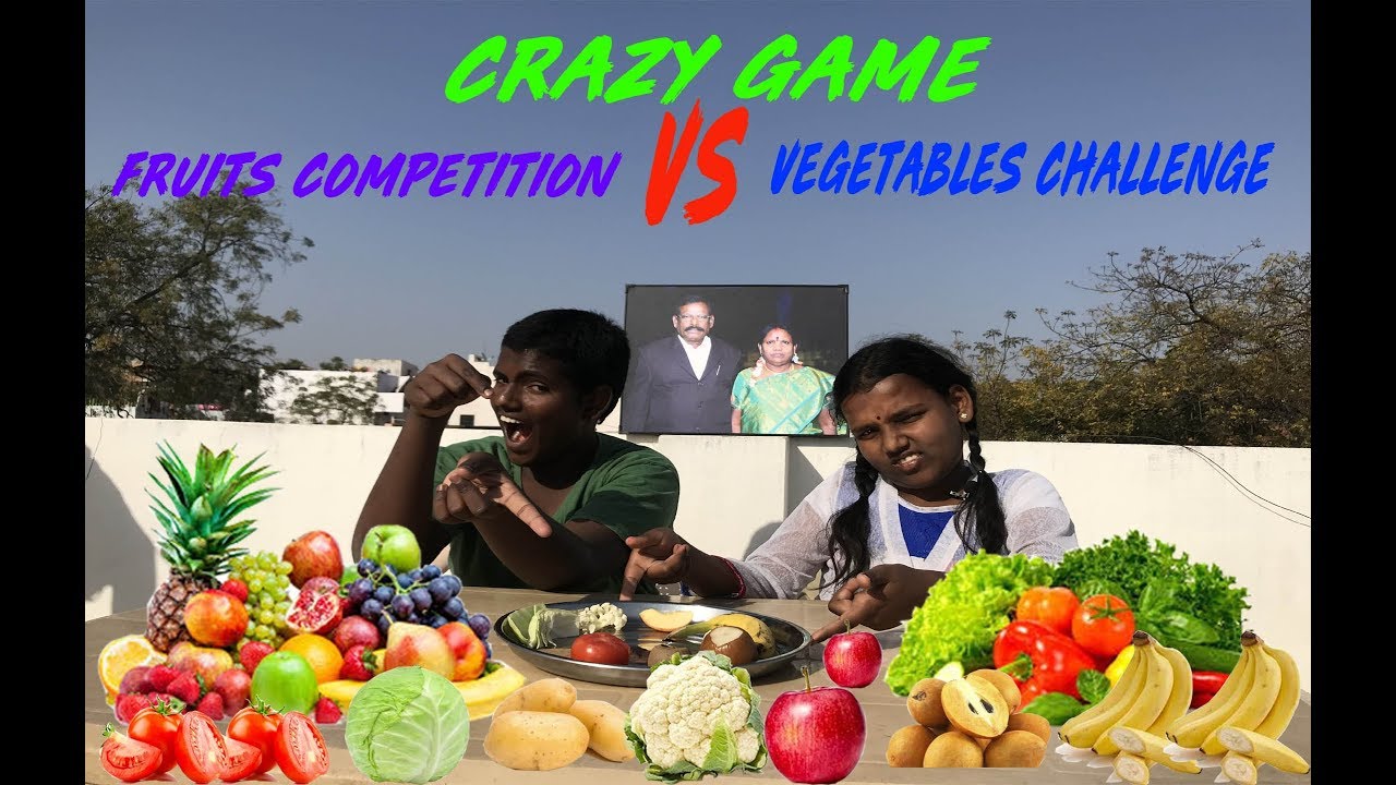 FRUITS CHALLENGE | RAW VEGGIES & FRUITS COMPETITON | EXOTIC FRUITS VS ...
