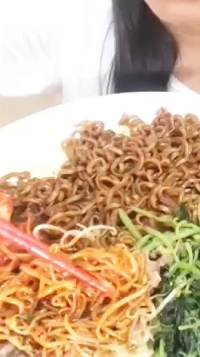 ASMR ,Eating soybeans with noodles ,Mukbang #99 - YouTube