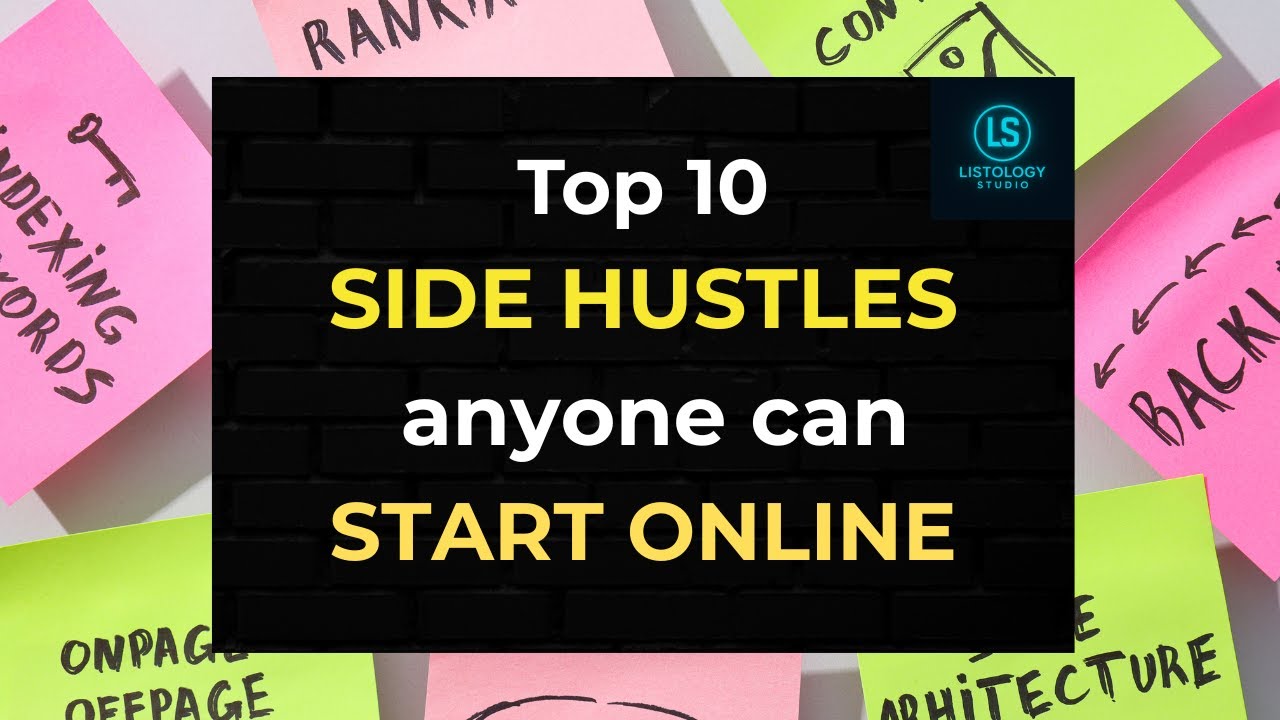 Top 10 Side Hustles Anyone Can Start Online - YouTube