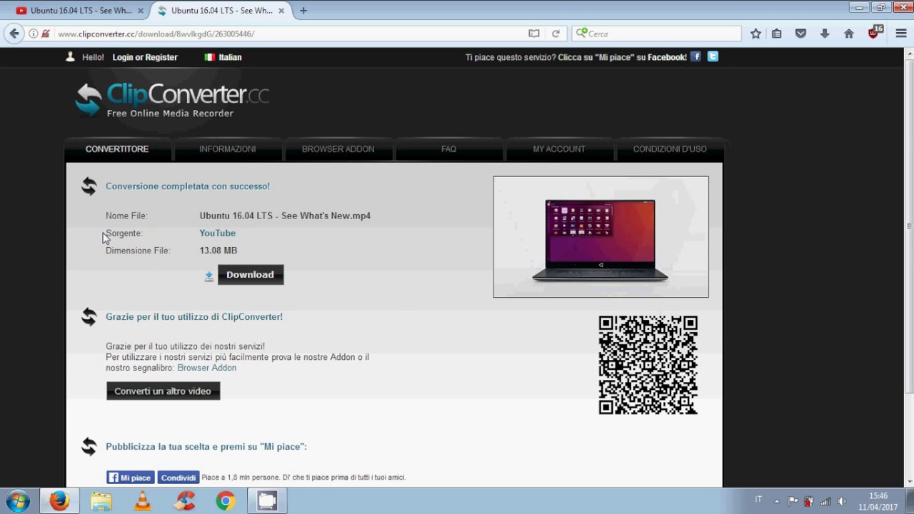 Tutorial pc ITA #96: ClipConverter - YouTube
