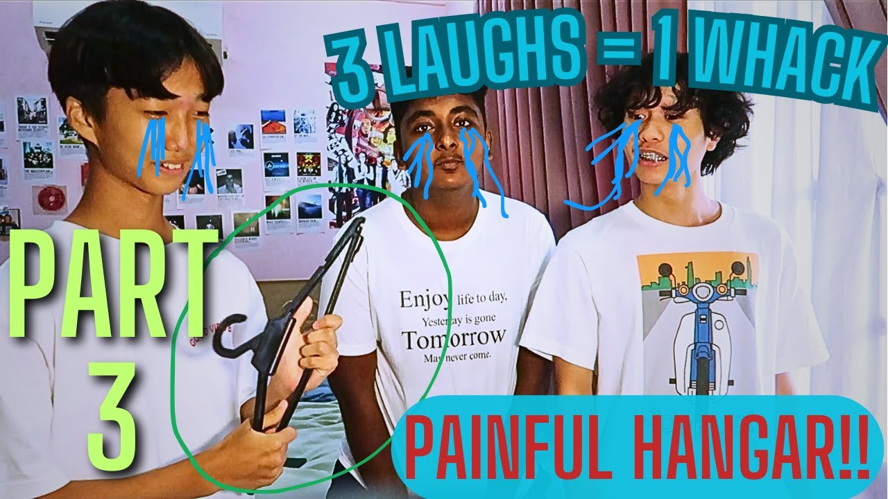 3 LAUGHS = 1 HANGER WHACK - YouTube